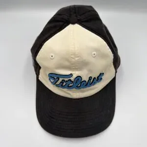 Titleist | Accessories | Titleist Golf Hat Black Cream Blue Script Logo ...